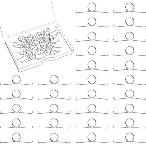 Hotop 30 Pcs Replacement L2 R2 Trigger Button Springs with Storage Box, Silver Metal Trigger Button Spring Compatible with Playstation PS5 Controller Parts Repair Accessories