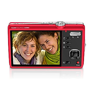 Kodak Easyshare M380 Digital Camera (Red)