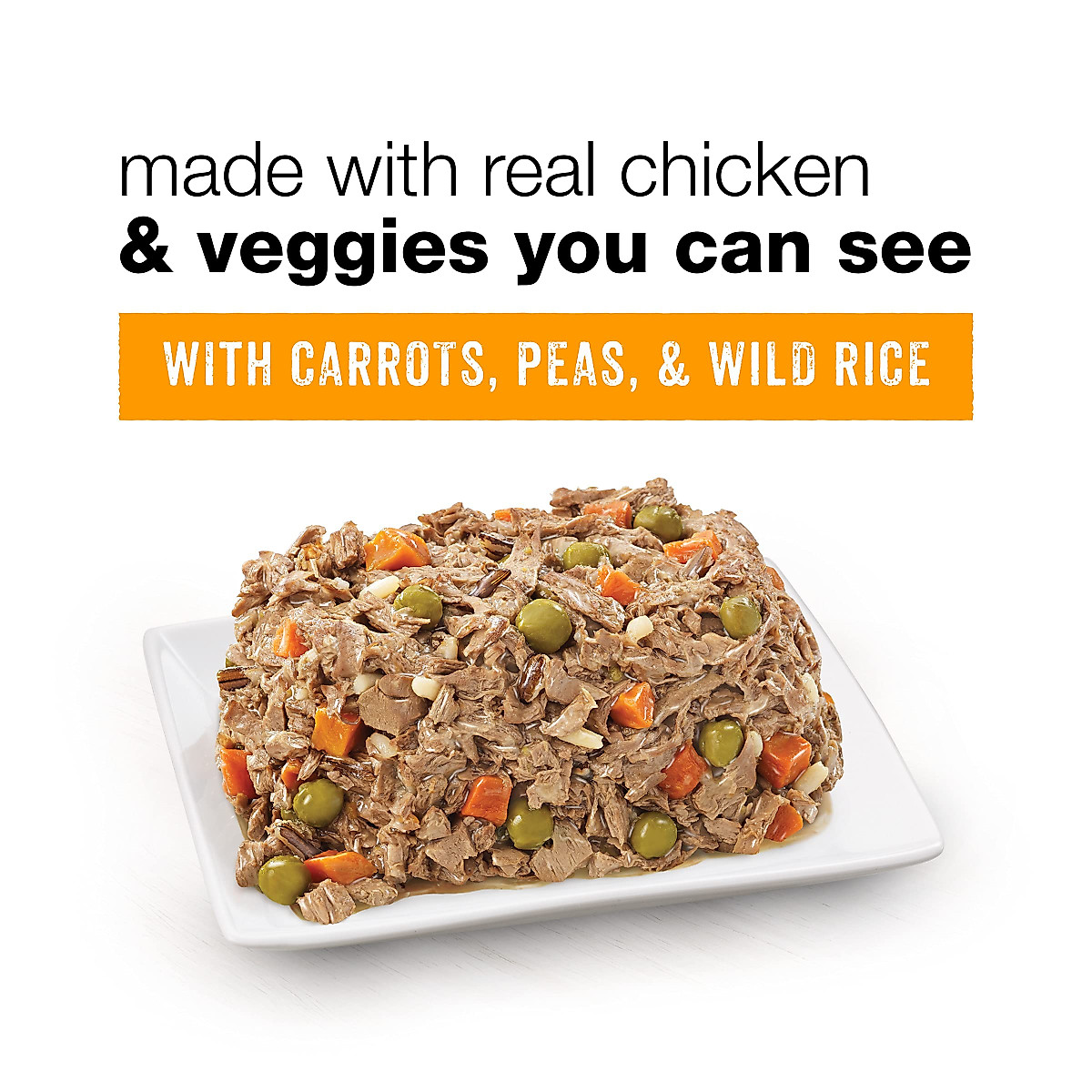 Purina Beneful Wet Dog Food, Chopped Blends With Chicken - 10 oz. Tubs (Pack of 8)