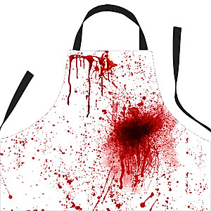 Halloween Apron - Butcher Costume Adult Bloody Kitchen Aprons Blood Splattered