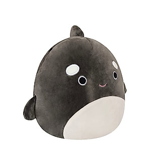 Squishmallows Original 14-Inch Large Kai The Orca Whale - Official Jazwares Plush - Collectible Soft Squishy Stuffed Animal Toy - Add to Your Squad - Gift for Kids, Girls & Boys