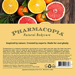 Pharmacopia Citrus Shampoo - Natural Hair Care with Plant Based & Organic Ingredients Aloe Vera, Jojoba Oil, Coconut Oil, and Chamomile Extract - Vegan, Cruelty Free, No Parabens or Sulfates, 16 oz