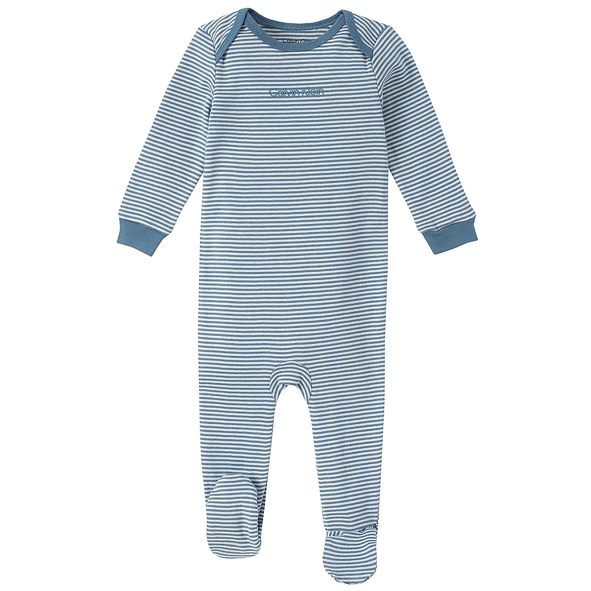 Calvin Klein Organic Baby Essentials Footed Coverall