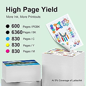 MS DEER Compatible Ink Cartridges 280 and 281 Replacement for Canon PGI-280XXL CLI-281XXL 280 XXL 281 XXL for Canon Pixma TR7520 TR8520 TS6120 TS6220 TS8120 TS8220 TS9120 TS9520 TS702 (15 Combo Pack)