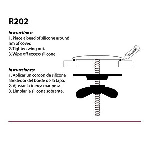 Westbrass R202-05 2" Kitchen Sink Hole Cover, 1 Pack, Polished Nickel