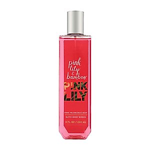 Bath & Body Works Pink Lily & Bamboo Fine Fragrance Mist, 8 Ounces