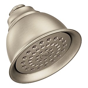 Moen 6302EPBN One-Function Eco-Performance Shower Head, Brushed Nickel