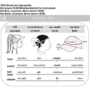 Winter for Men Outdoor Hat, Adjustable Warm Sport Golf Baseball Cap Hats Dad Caps Earflaps Thicken 55-60CM (Brown) (Cotton, Z Black)