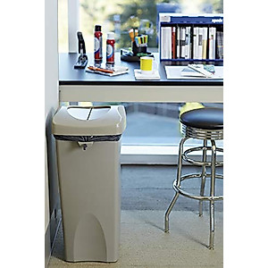 Rubbermaid Commercial Products Untouchable Trash/Recycling Swing Lid, Black, Compatible with 23-Gallon Untouchable Containers