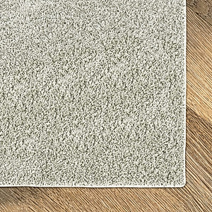 Fashionwu Grey Shag Rug 11 x 15 Shaggy Area Rug for Bedroom Soft Luxury High Pile Fluffy Rug Modern Fur Rug Non-Slip Cozy Furry Plush Rugs Carpet Accent Rug for Living Room Bedroom, Gray, 11 x 15 Feet