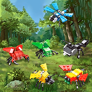 12 Pack 3" Large Easter Eggs Filled Stem Building Toys Easter Basket Stuffers 6 in 1 Transform Animal Building Blocks Easter Party Favors Gifts for Kids Toddlers Boys Girls Teens Easter Eggs Hunt