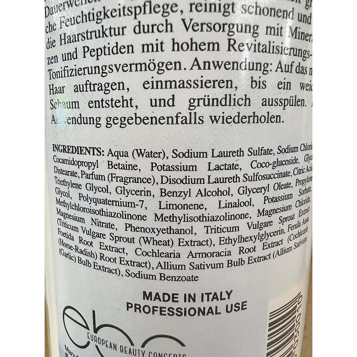 Ever Ego Garlic (33.8oz Each) Shampoo, Mask and Garlic Lotion 4.25oz Set