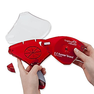 Scrapbook Adhesives by 3L 01251-6 Double-Sided E-Z Runner Grand Adhesive Refill, 150-feet,white