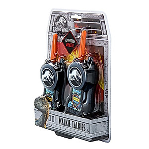 Jurassic World Fallen Kingdom FRS Walkie Talkies for Kids Long Range Static Free Kid Friendly Easy to Use 2 Way Walkie Talkies (Standard Packaging)