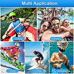 Extra Large Waterproof Phone Pouch, IPX8 Universal Water Proof Phone Case, Cell Phone Dry Bag for iPhone Samsung Galaxy, Up to 10.5" with Full Perspective On Both Side (2 Pcs)