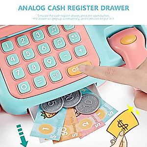 Kids Toys, DIY Supermarket Cash Registers with Fruits, Vegetable, Handmade Pretend Play Toys, Sensory Toys, Educational Toys for Kids 5-7, Cute Stuff Unique Birthday Gifts for Boys Girls