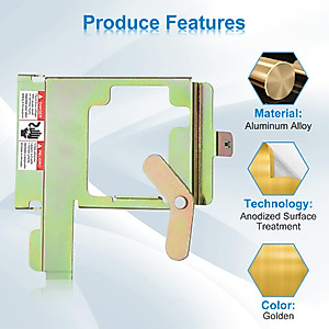 ECSBPK02 Generator Standby Power Mechanical Interlock Compatible with Siemens and Murray, Generator Interlock Kit for Qp or Mp 15-125 Amp Panels for Switching Between Utility Power and Standby