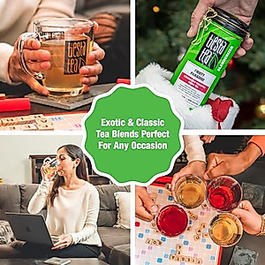 Tiesta Tea - Fruity Paradise, Strawberry Pineapple Green Tea, Loose Leaf, Up to 50 Cups, Make Hot or Iced, Medium Caffeine, 4 Ounce Refillable Tin