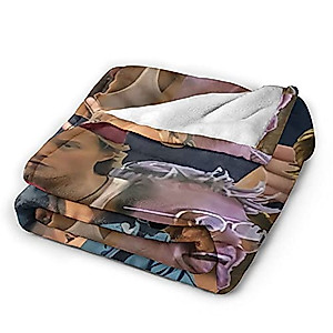 Angxtury Rudy Pankow as JJ Throw Blanket Beach Blanket Picnic Blanket Fleece Blankets for Sofa,Office Bed car Camp Couch