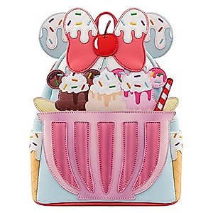 Loungefly Disney Backpacks: Minnie Mouse Sweet Treats Backpack, Amazon Exclusive