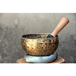 8"handmade Tibetan Singing Bowl-handmade By Singing Bowl House in Nepal