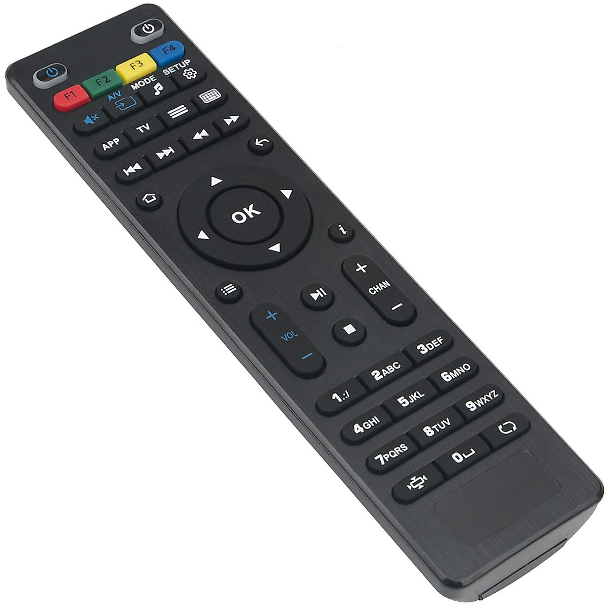 AIDITIYMI Music Replacement Remote Control Fit for MAG IPTV Set Top Box MAG250 MAG254 MAG255 MAG256 MAG257 MAG260 MAG261 MAG270 MAG275 MAG322 MAG324 MAG352 MAG351 MAG350 MAG349 MAG350 MAG351 MAG352