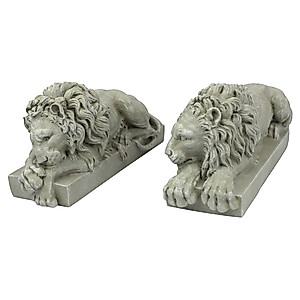 Design Toscano Lions from the Vatican Sculptures