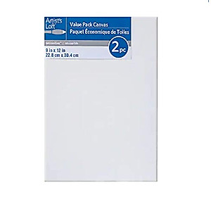 Necessities Value Pack Canvas, 2 Pack by Artist's Loft (11" X 14")