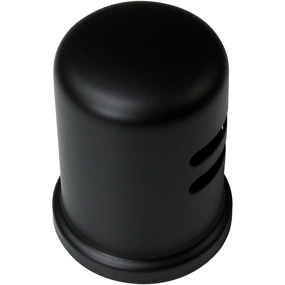 Westbrass D200-1-5-62 1-3/4" x 2-3/4" Solid Brass Air Gap Cap Kit, Skirted, 5-Pack, Matte Black