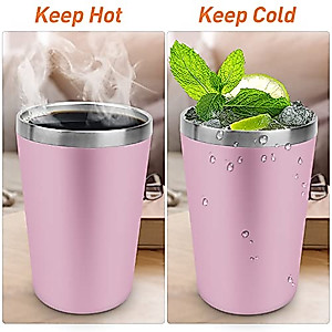 Vermida Kids Tumbler with Straw and Lid,12oz Spill Proof Toddlers Straws Cups with Lids,Stainless Steel Double Wall Insulated Smoothie Sippy Cup with Straws Keeps Drinks Cold & Hot