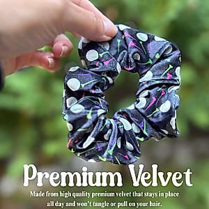 Golf Scrunchie, Golf Hair Accessories- Golfing Elastics for Golfers, Golf Gifts for Women, Teens and Girls