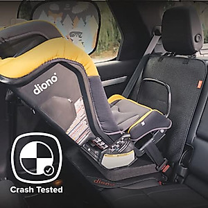 Diono Grip It Car Seat Protector For Baby Child Car Seat, Crash Tested With Full Seat Cover, Anti Slip Backing, Durable, Water Resistant Protection for Vehicle Upholstery