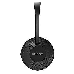 Koss KPH7 Wireless Bluetooth On-Ear Headphones, On-Board Controls with Microphone, Lightweight Portable Fold Flat Design for Compact Storage, Black