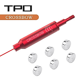 Crossbow Laser boresighter Red Laser Bore Sight w/ 6 Batteries (Crossbow)