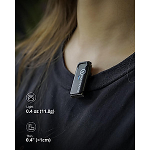 Hollyland Lark C1 Wireless Lavalier Microphone for iPhone, MFi Certified, Plug and Play, Noise Cancelling Lapel Mic with 656ft Transmission, 32H Working Time, Compatible with iPhone, iPad-Black