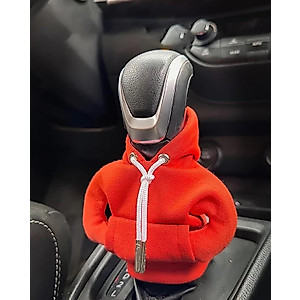 VEADONS Car Shift Knob Hoodies Cover,Car Universal Gear Shift Knob Cover,Trendy Hoodies for Car Shifter,Fashionable Automotive Interior Accessories (1PC/Purple)