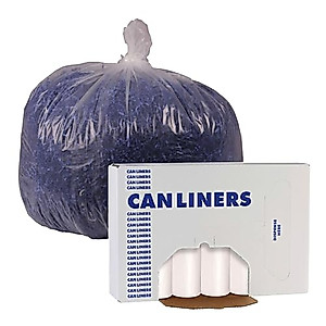 Boardwalk V7658HNKR01 38 in. x 58 in. 60 gal. 14 microns High-Density Can Liners - Natural (200/Carton)
