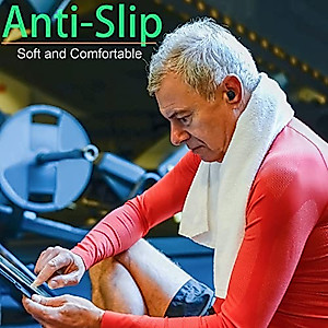 Luckvan Galaxy Buds Pro Ear Tips Replacement Memory Foam Tips for Samsung Galaxy Buds Pro Case Cover Noise Isolation Earbuds Tips Fit in Charging Case, 3 Pairs LMS Black