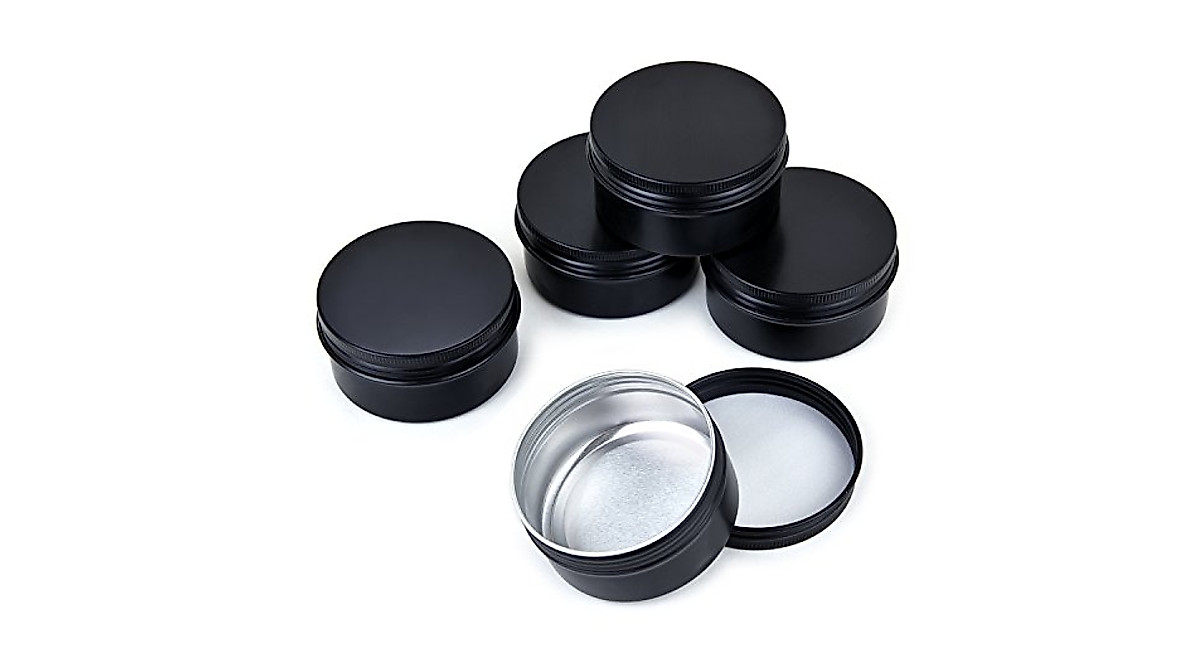 LIYAR TMO 3oz Aluminum Tin Containers - 10 Pack