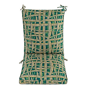 Makimoo Set of 4 Outdoor Dining Chair Cushions, Comfort Patio Seating Cushions, 44 x21x4.5 inch, Single Welt and Zipper,