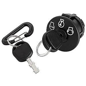 Ignition Switch 925-04228 Fit for Cub Cad et Mower - 3 Position Key Switch Compatible with Cad RZT-42 RZT-50 RZT-54 Riding Mower, Troy-Bilt Mustang XP 42 50 54 Zero Turn Mower, Replace 725-04228