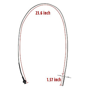 RTD Temperature Sensor Probe Compatible with Pit Boss 2-Series 3-Series Digital Electric Vertical Smoker, Part Number PB-39P600 Part, Electric Grill Temperature Probe Sensor