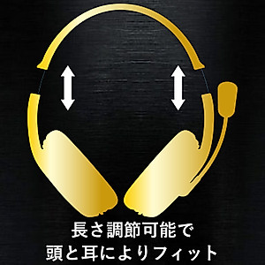 ELECOM Gaming headset [DUX] 4 pole pin binaural overhead type with microphone & volume controller HS-DUX50BK (Japan Import)