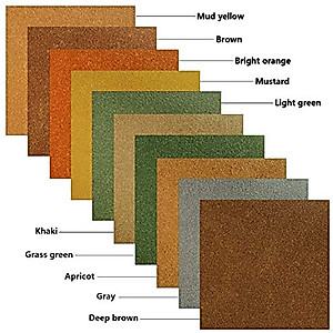Gotocut Frosted Soft Solid PU Synthetic Leather Suede Faux Leather Sheet for Making Earring Hair Bows, Handicraft DIY Projects 9.5'' x 53" (Dark Brown)