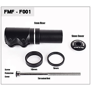 FOMTOR Bike Stem Riser,115mm MTB Handlebar Risers Bicycle Fork Stem Extender for 1-1/8" 28.6mm Fork Mountain Bike, BMX Road Bike