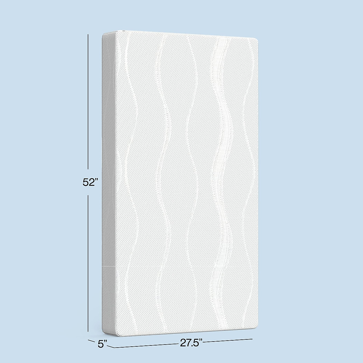 Child Craft Dream Catcher Infant Crib Mattress and Toddler Mattress, Waterproof and Machine Washable Cover with Non-Toxic Fire Barrier, CertiPUR-US Certified (5" Thick)