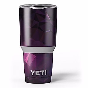Design Skinz Pink Geometric V10 - Skin Decal Vinyl Wrap Kit Compatible with The Yeti Rambler Cooler Tumbler Cups