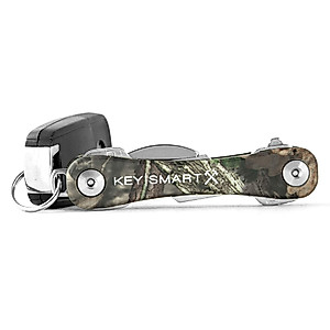 KeySmart Rugged - Multi-Tool Key Holder with Bottle Opener and Pocket Clip (up to 14 Keys, Mossy Oak)