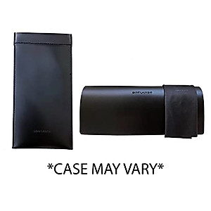 Saint Laurent SL28 003 49MM Havana / Green Square Sunglasses for Men for Women + FREE Complimentary Eyewear Kit, 49