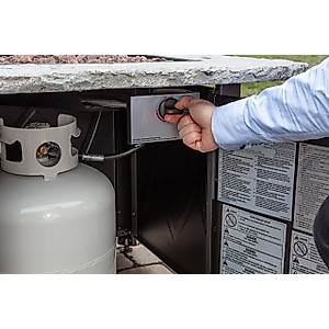 Endless Summer GAD1445DH Propane Gas Outdoor Fire Table, Brown